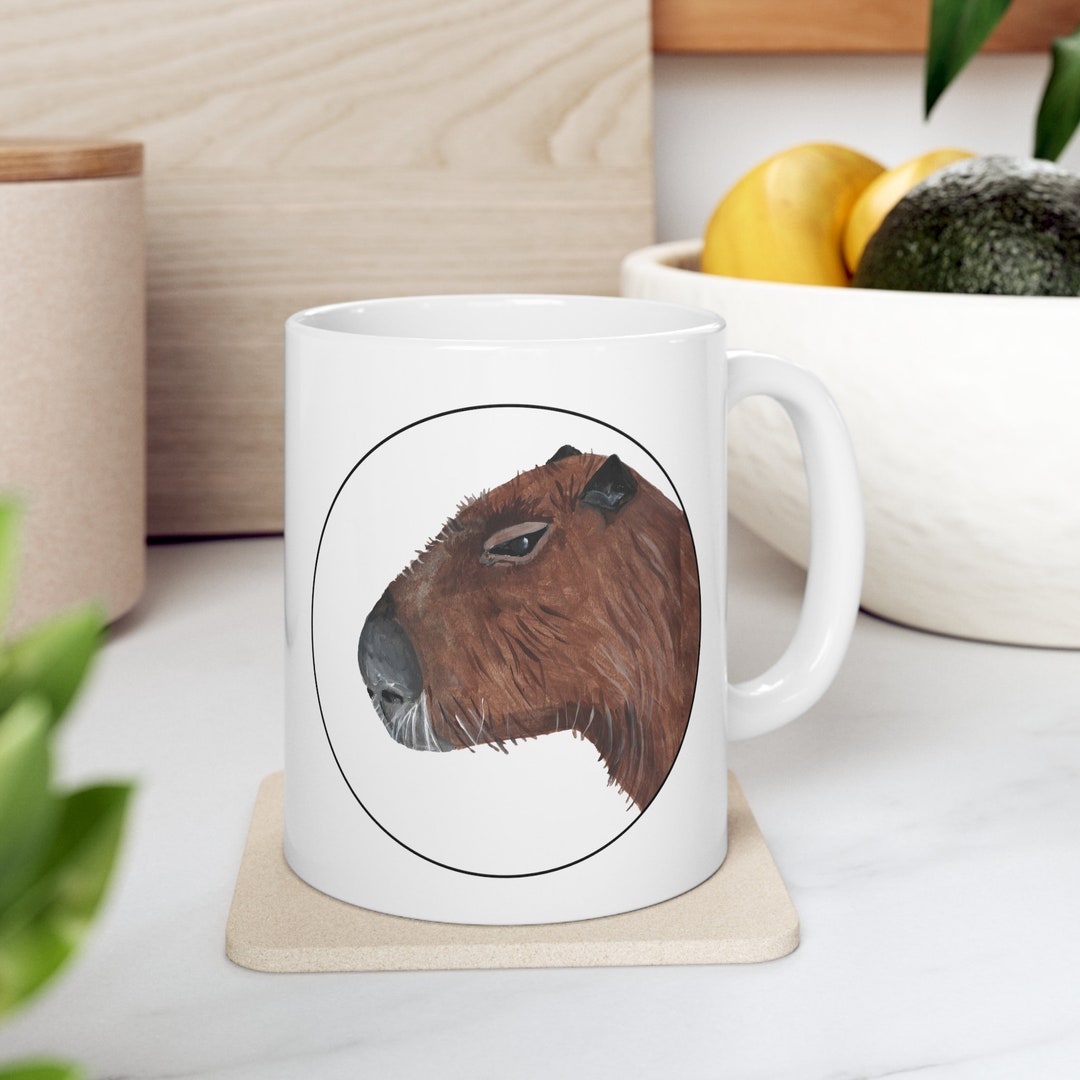 Capybara Ceramic Mug, Capybara Mug, Capybara Lovers Mug - Etsy