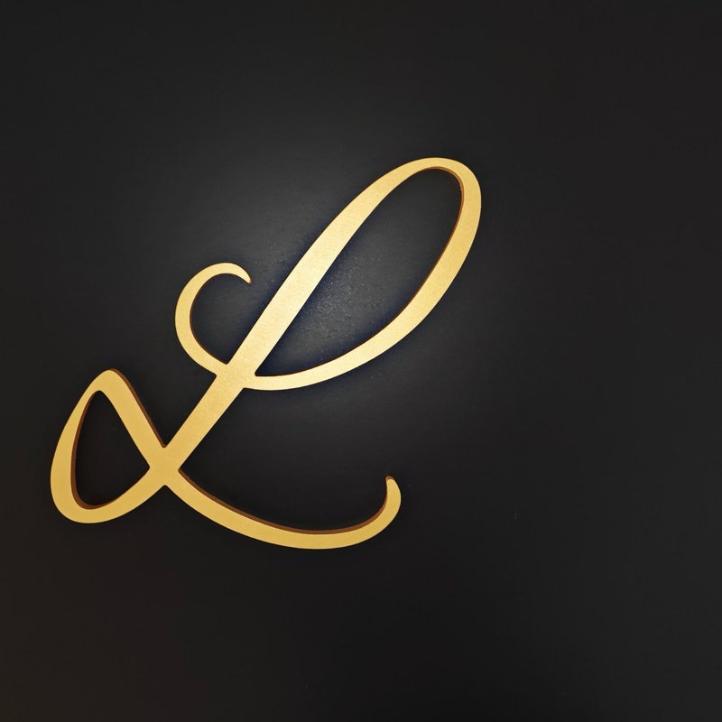 Wooden Letter L - Etsy