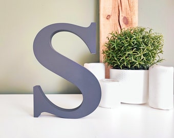 Painted Free Standing Letters for Shelf Custom Wood 3d Block | Etsy