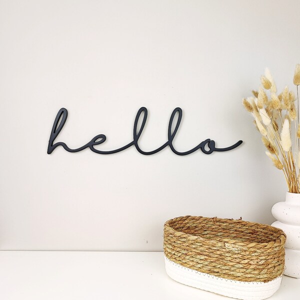 Hello Sign - Etsy