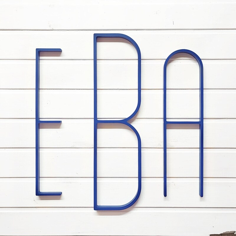 Modern Monogram - Etsy