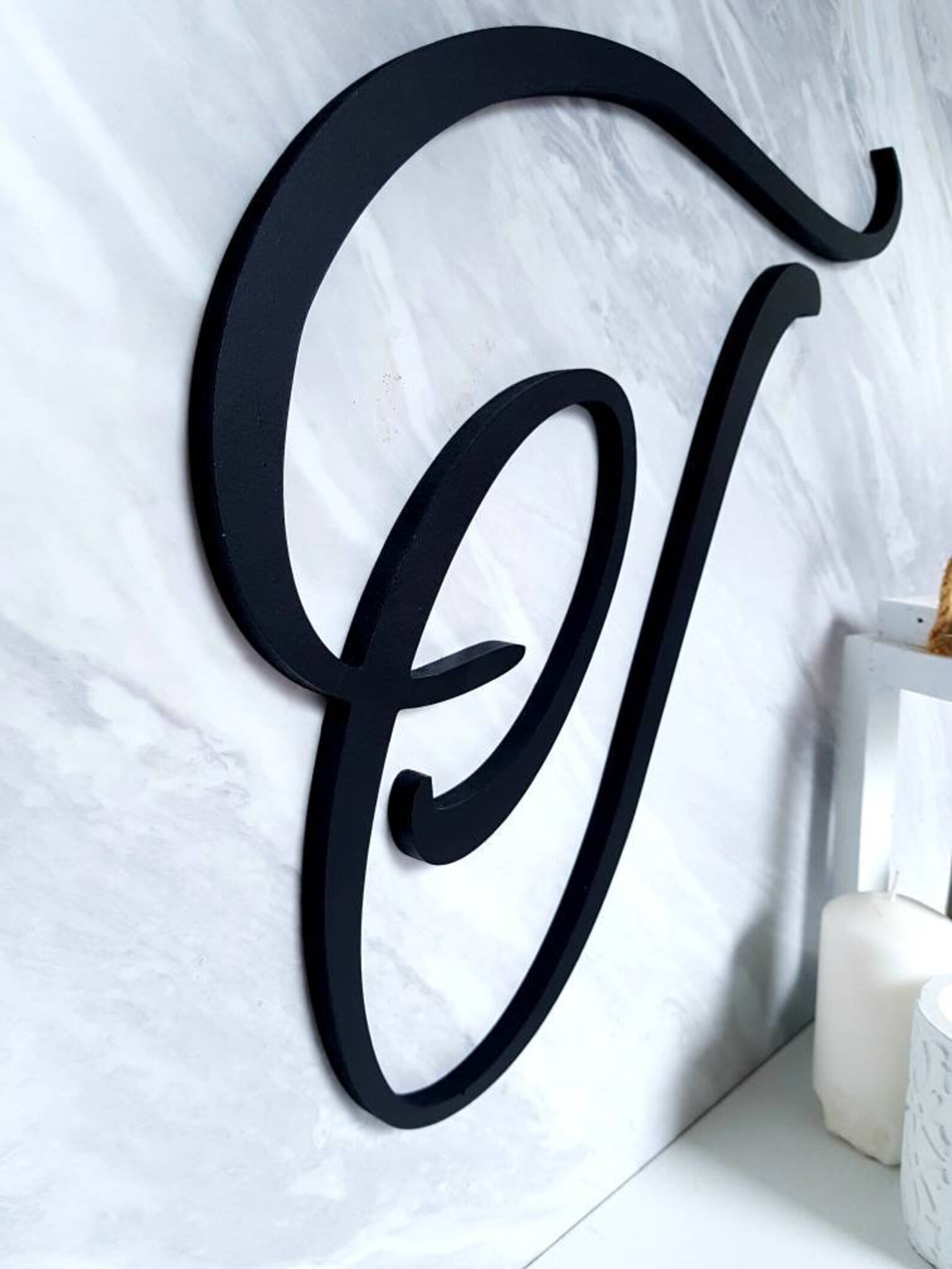 Large Wooden Letters Monogram Wall Decor Decorative Letters - Etsy