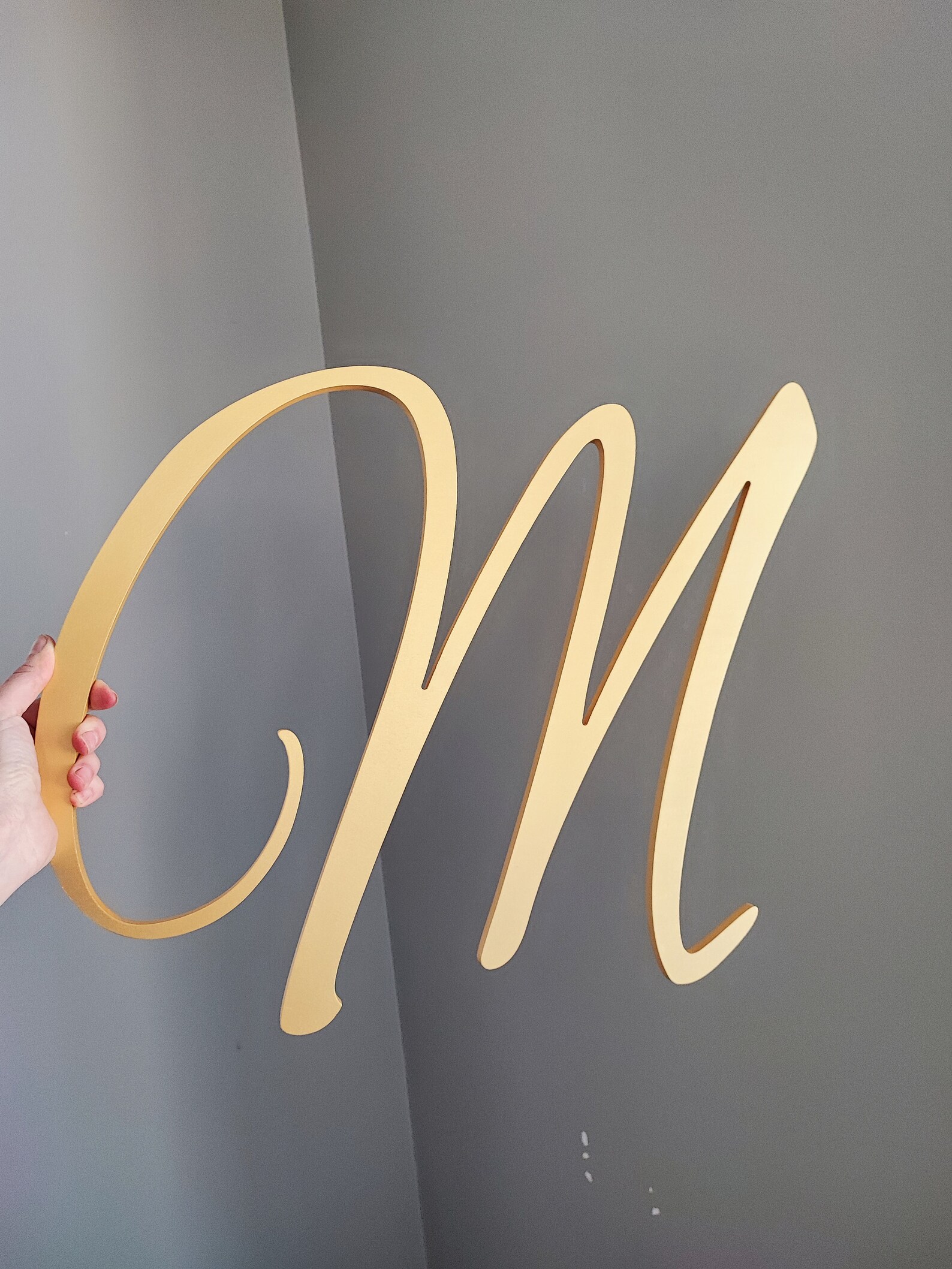 Extra Large Wood Letter Initial Wall Hanging Wedding - Etsy