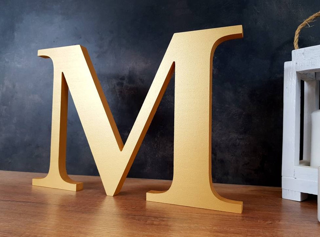Free Standing Wooden Letters for Wedding Table Centerpiece - Etsy