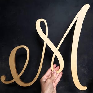 Extra Large Wood Letter, Initial Wall Hanging, Wedding Backdrop Letter ...