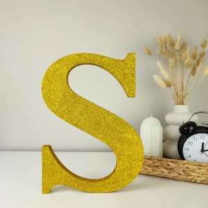 Custom Wood Block Table Letters Glitter Letters for Party - Etsy