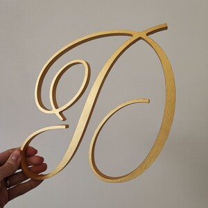 Decorative Letter Wall Decor, Custom Wood Letter for Wall Above the Bed ...