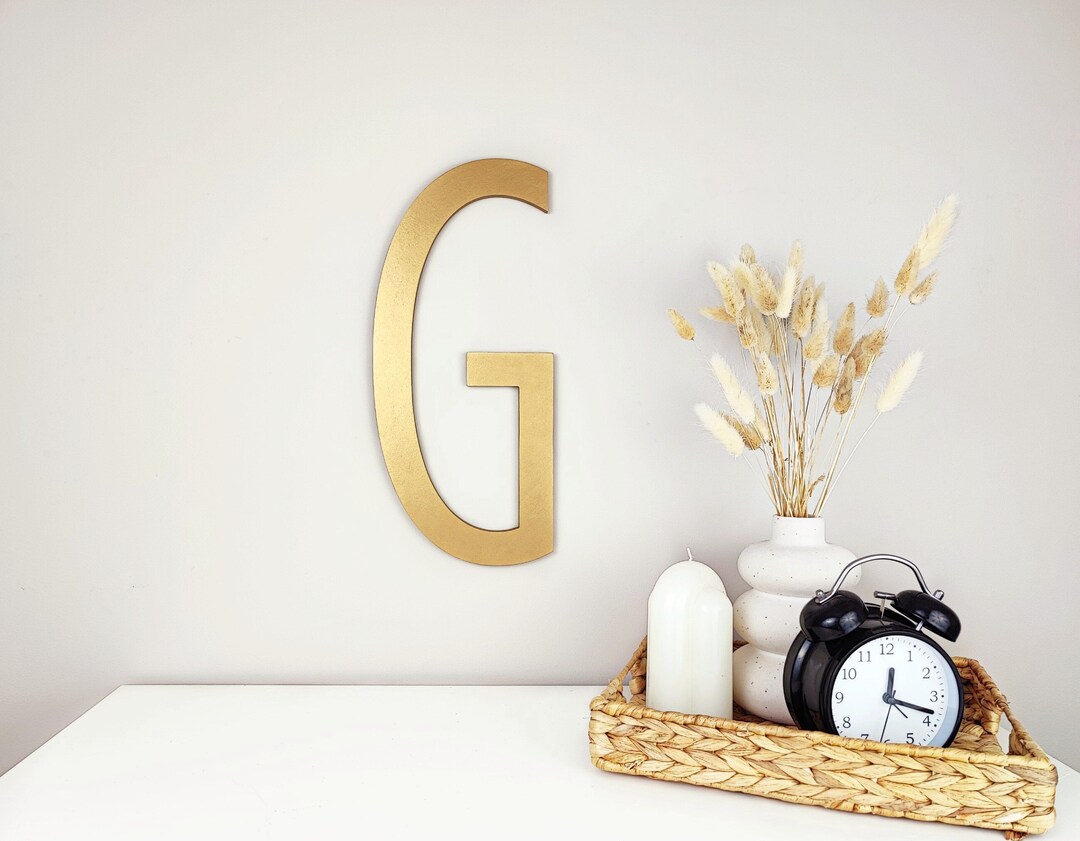 Large Wall Letters Above Bed Decor, Wooden Letters Bedroom Wall Art ...