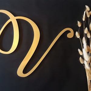 Gold Decorative Wall Letters for Wall Large Wooden Baby | Etsy