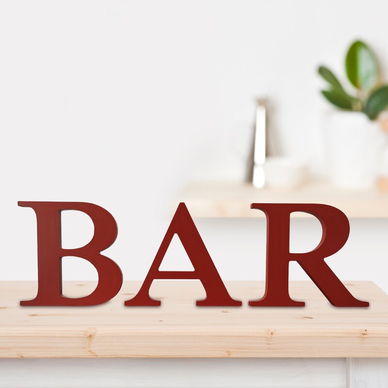 Wooden Bar Sign - Etsy