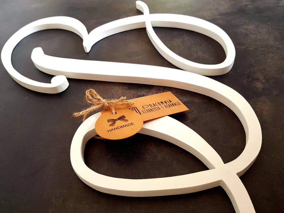 Large Wall Letter Wood Letters Wedding Monogram Decorative | Etsy