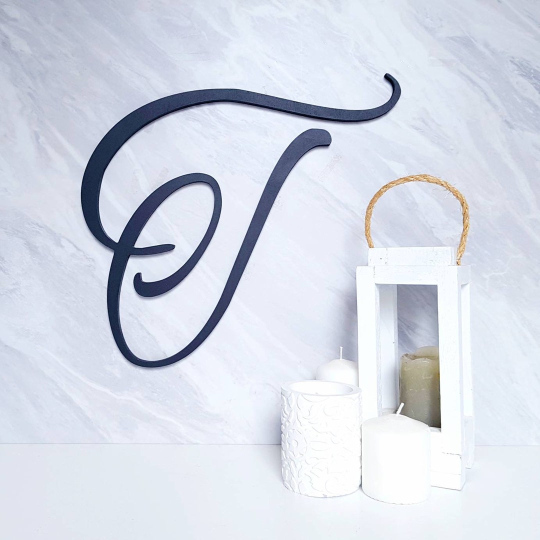 Large Wooden Letters Monogram Wall Decor Decorative Letters - Etsy