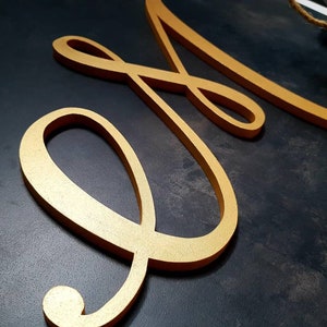 Large Wood Letter, Initial Wall Hanging, Wedding Backrop Custom Letter ...