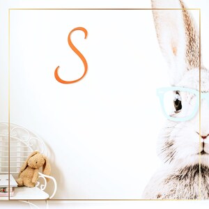 Large Letter for Wall, Gold Wall Letter Monogram, Wooden Gallery Decor ...