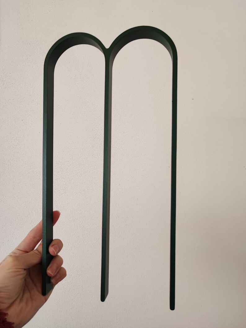 Large Wooden Letter Wall Decor: Mid Century Modern Custom Monogram ...