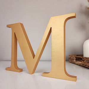 Decorative Standing Letter Shelf Decor, Freestanding Letter Custom ...