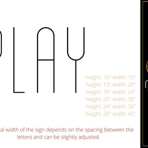 Play Sign for Playroom Wall Decor, Play Letters Mid Century Modern Wood ...