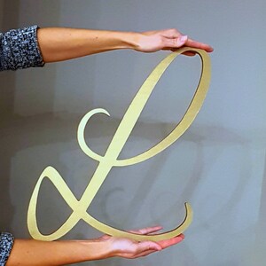 Gold Decorative Wall Letters for Wall Large Wooden Baby | Etsy