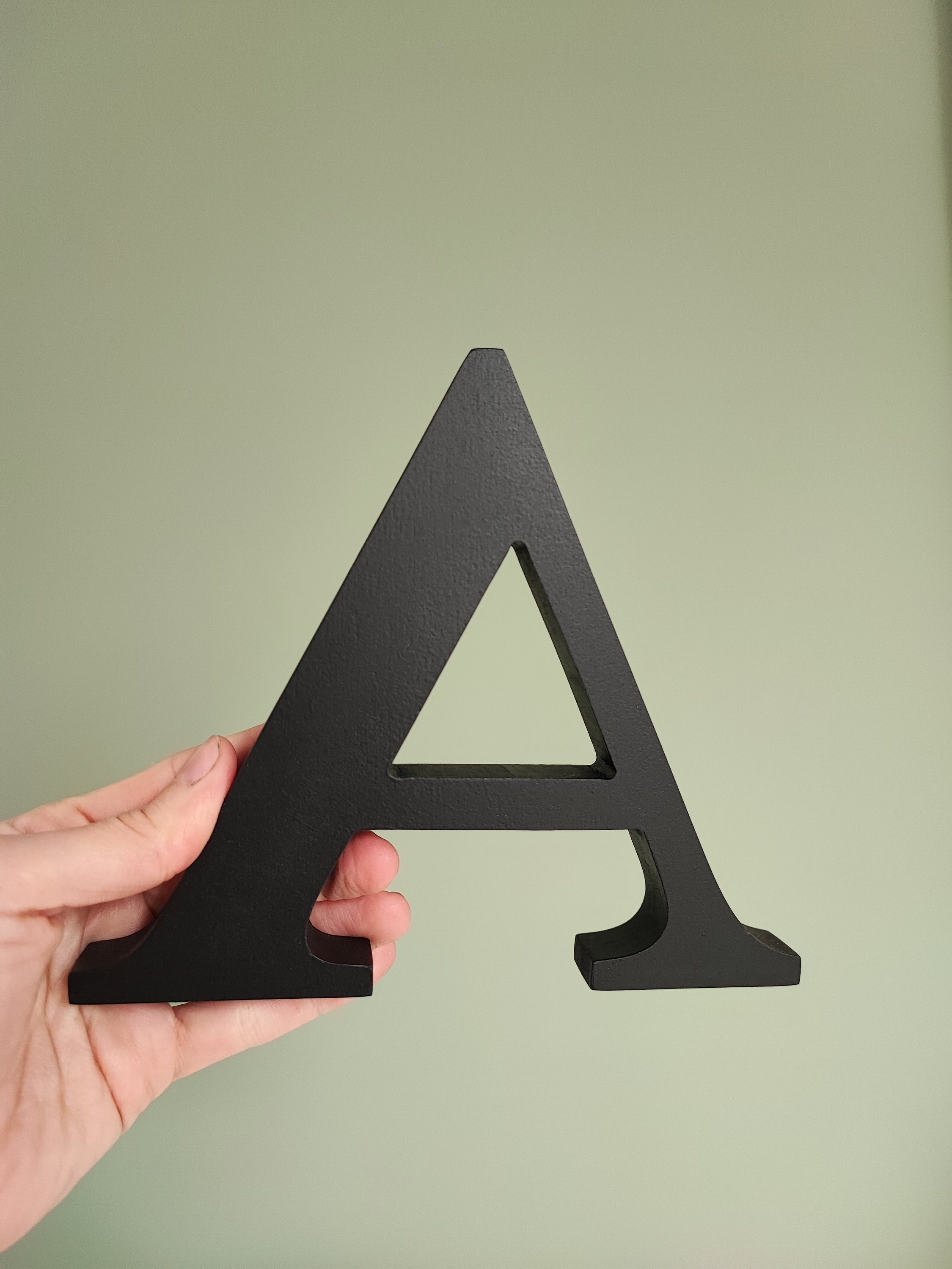 3d Block Letter A