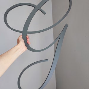 Cursive Letters Preppy Room Decor, Large Wall Letters College Apartment ...