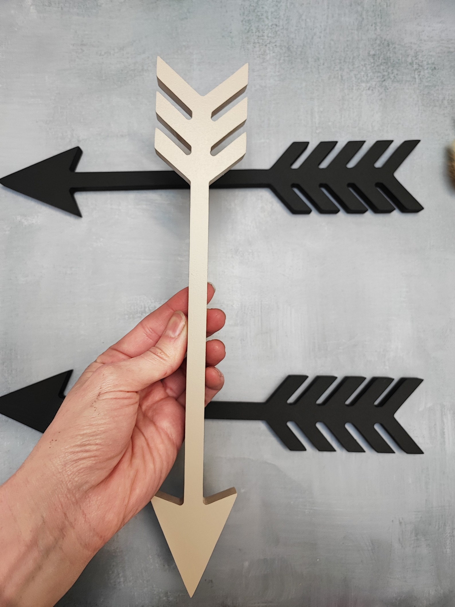 3 Large Wooden Arrows for Wall Wooden Arrow Wall Decor Wall - Etsy