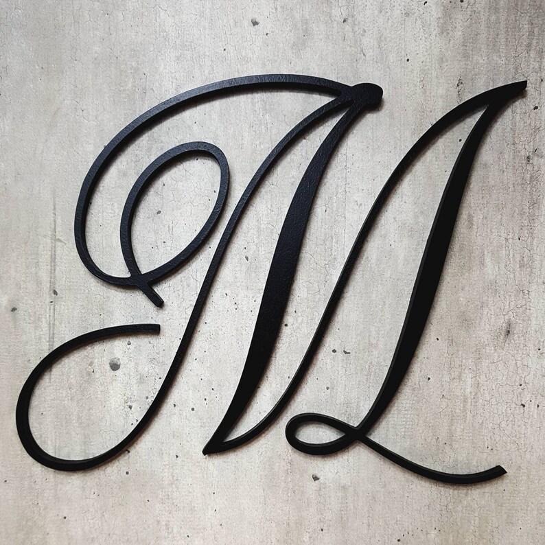 Cursive Letters Preppy Room Decor Large Wall Letters College - Etsy