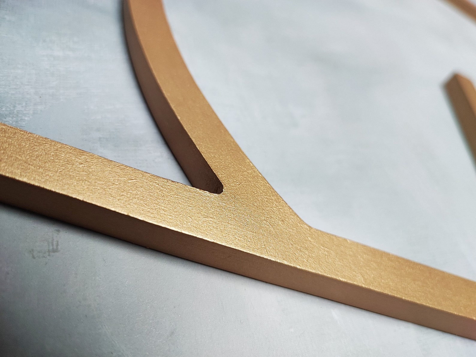 Large Wooden Letters for Wall Decor, Modern Gold Wood Letters Bedroom ...