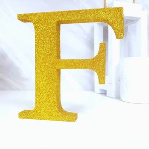 Custom Wood Block Table Letters Glitter Letters for Party - Etsy