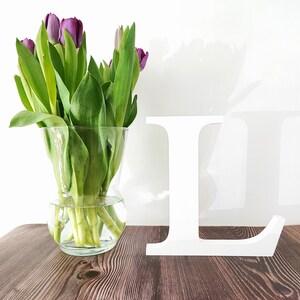 Decorative Standing Letter Shelf Decor, Freestanding Letter Custom ...