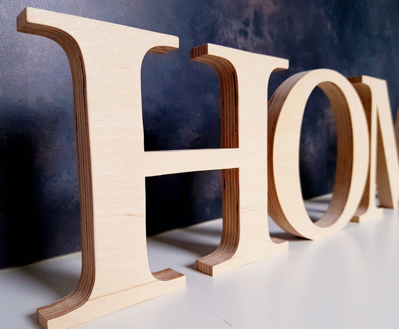 Free Standing Wooden Letters Custom Name Letters Nursery - Etsy