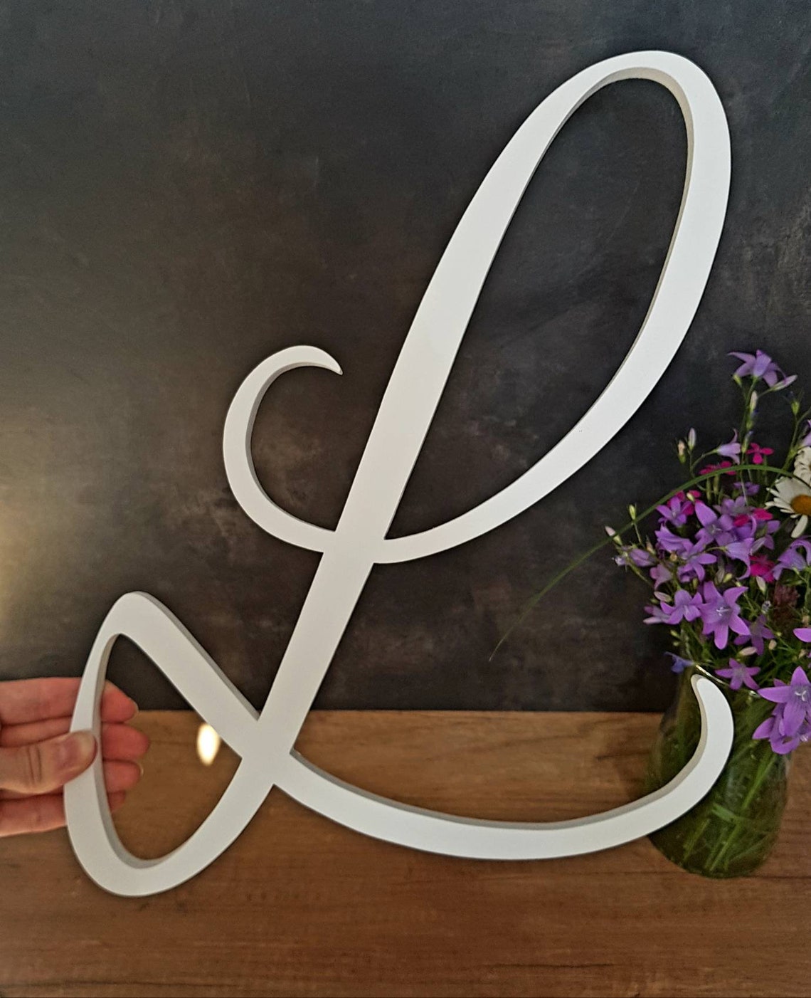 Large Wall Letter Wood Letters Wedding Monogram Decorative | Etsy