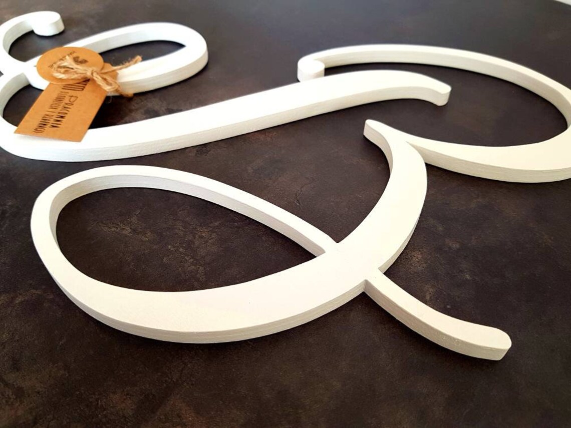 Extra Large Wall Letter Wood Letters Wedding Monogram | Etsy