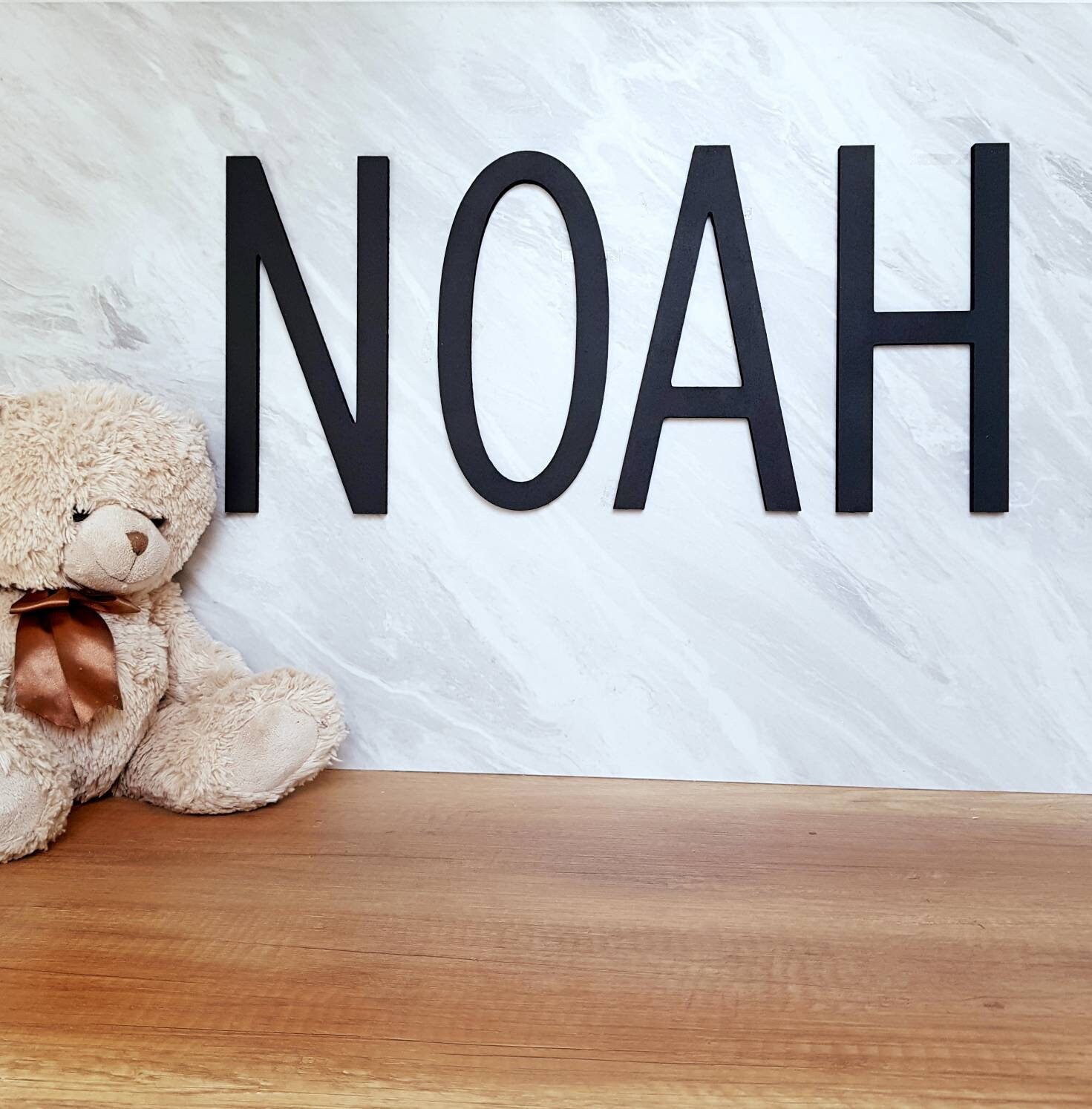 Large Name Wooden Letters for Wall Decor Wood Modern Wall | Etsy