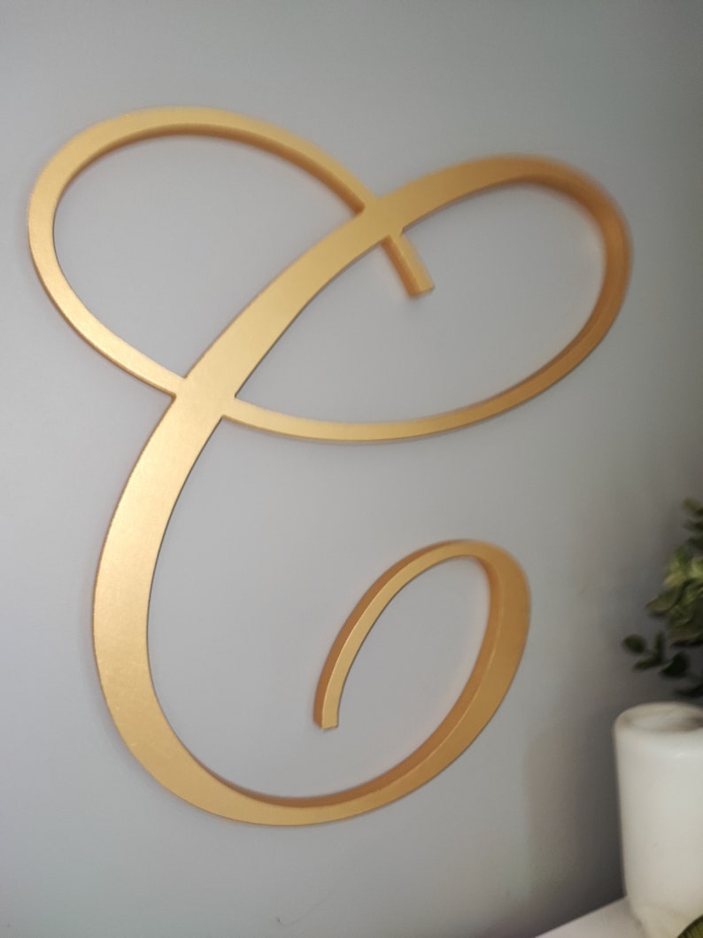 Cursive Letters Preppy Room Decor Large Wall Letters College - Etsy