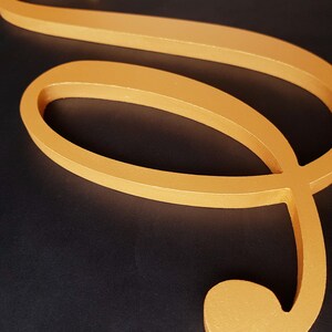 Decorative Letters for Wall Decor, Large Wooden Letter Initial Sign ...