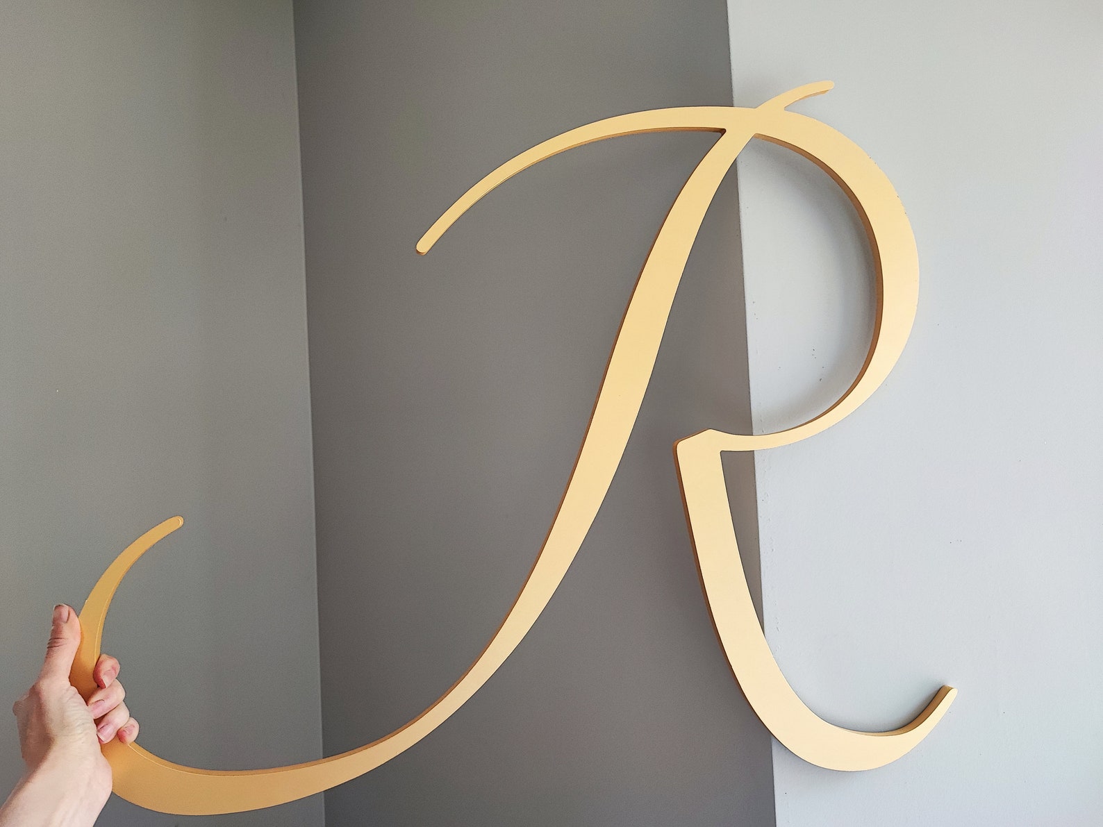 Extra Large Wood Letter Initial Wall Hanging Wedding - Etsy