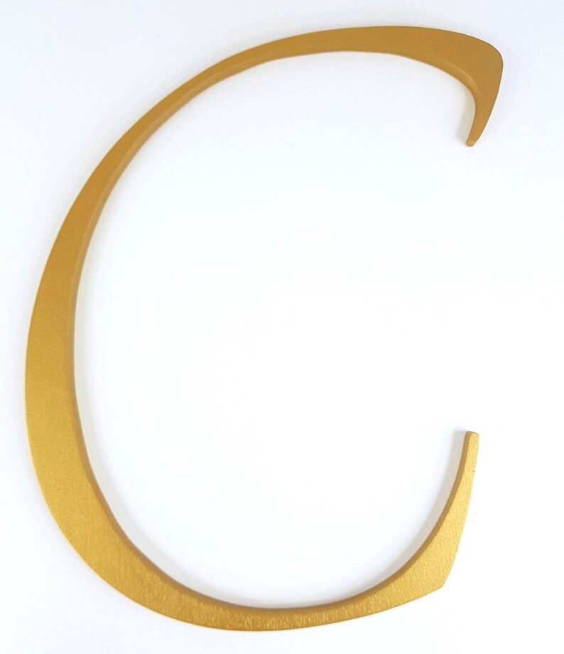 Set of 2 Rustic Gold Monogram Wooden Gallery Wall Decor | Etsy