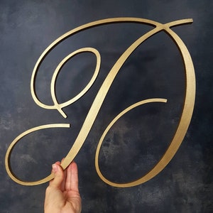 Cursive Letters Preppy Room Decor Large Wall Letters College - Etsy