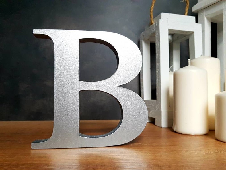 Painted Free Standing Letters for Shelf Custom Wood 3d Block | Etsy