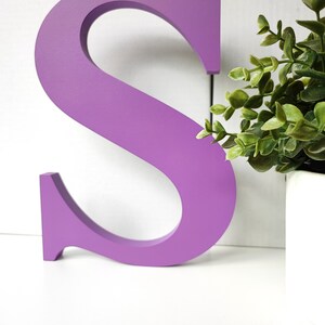 Freestanding Letters Bookshelf Decor or a Handmade Gift, Large Wooden ...