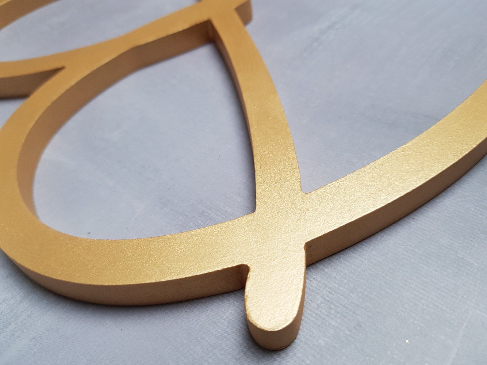 Cursive Letters for Wall Decor Large Wooden Letters Above Bed - Etsy