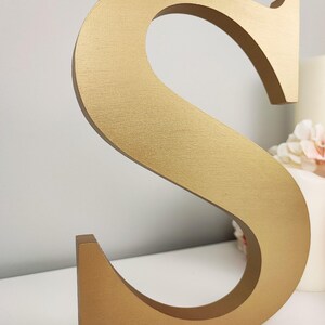 Custom Freestanding Wooden Letter, Wedding Table Decor - Etsy