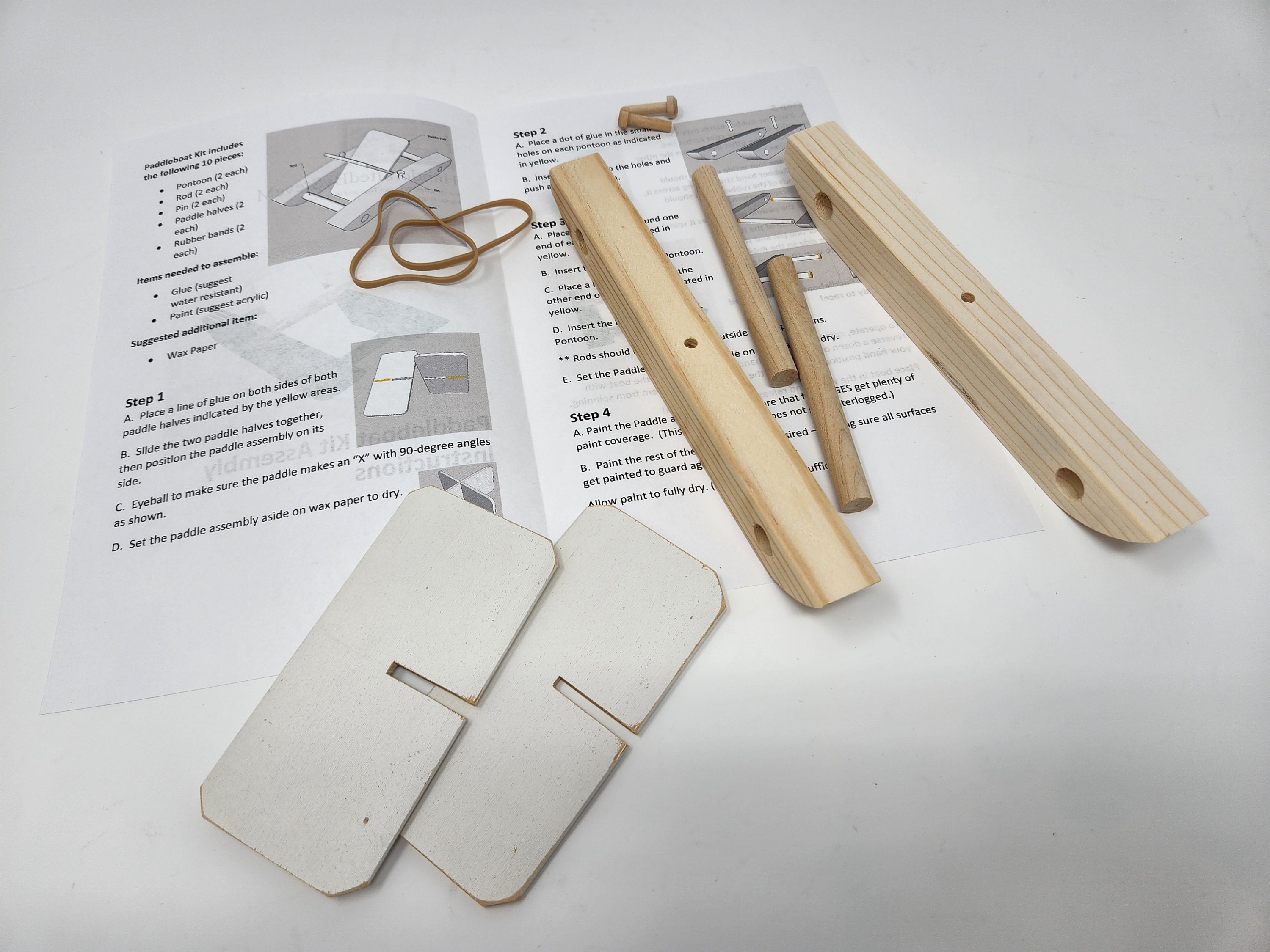 Build a Paddle Boat DIY Kit - Etsy