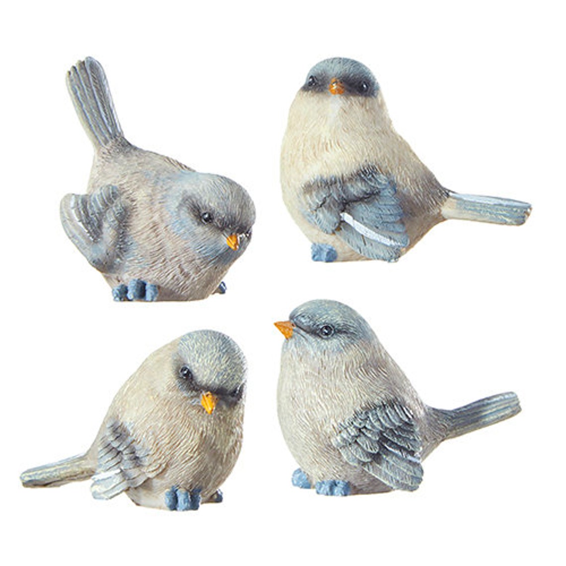 Set of Four Blue Bird Set Mothers Day Gift Grandmother | Etsy