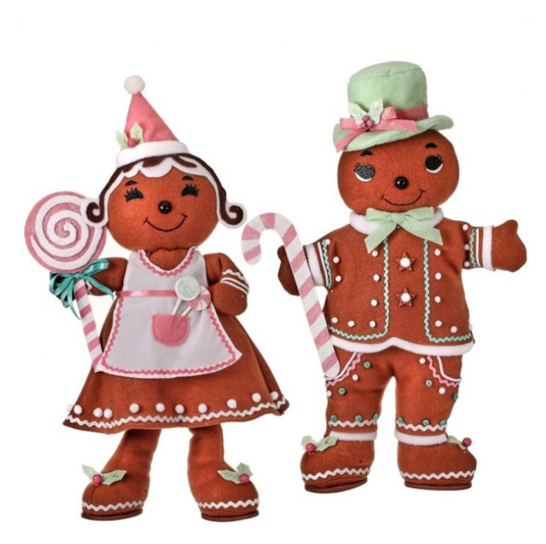 Pastel Gingerbread Man or Woman Gingerbread Man Gingerbread Woman - Etsy