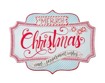 Peppermint Sign - Etsy