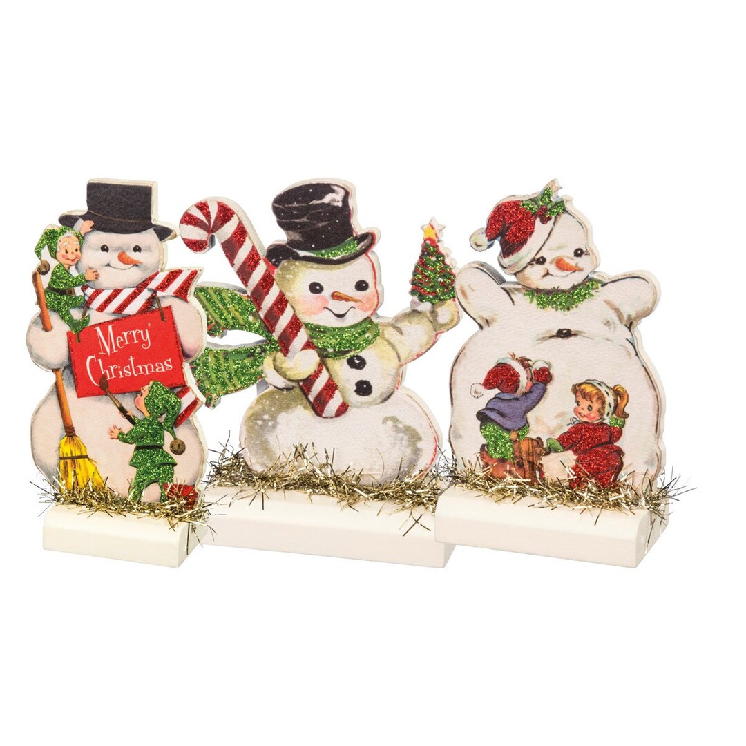 Vintage Inspired Snowman Dummy Board Set - Etsy