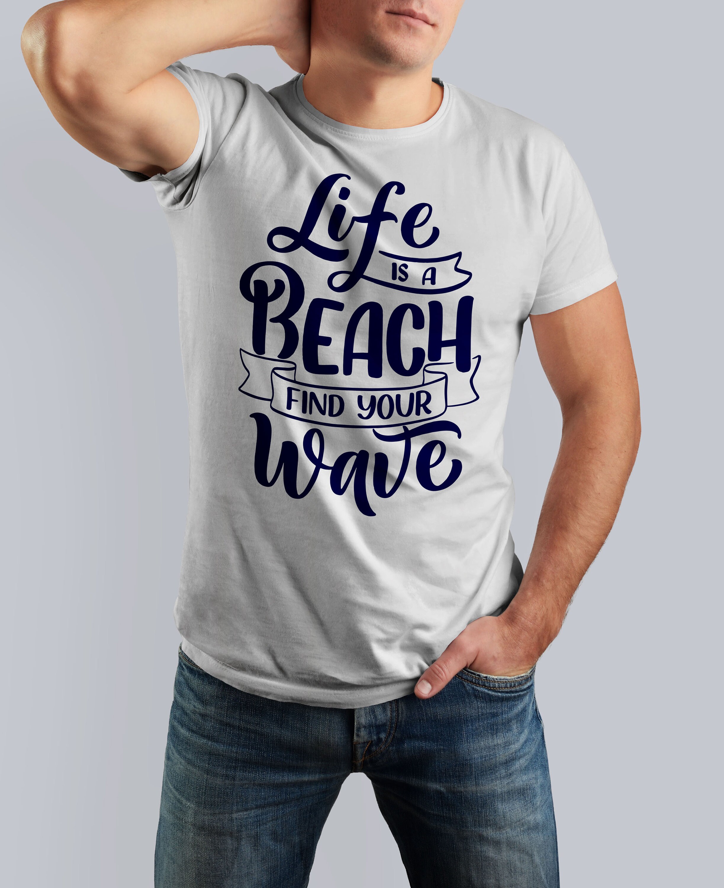 Life's a Beach Find Your Wave SVG Cricut Cutter Vector - Etsy