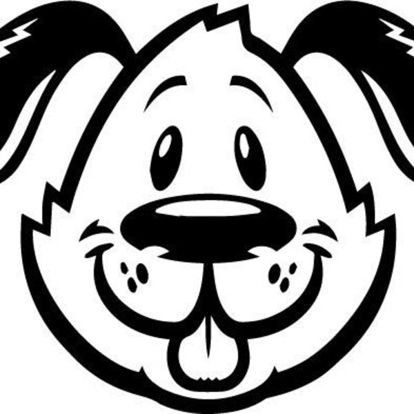 Dog Face Svg - Etsy Canada