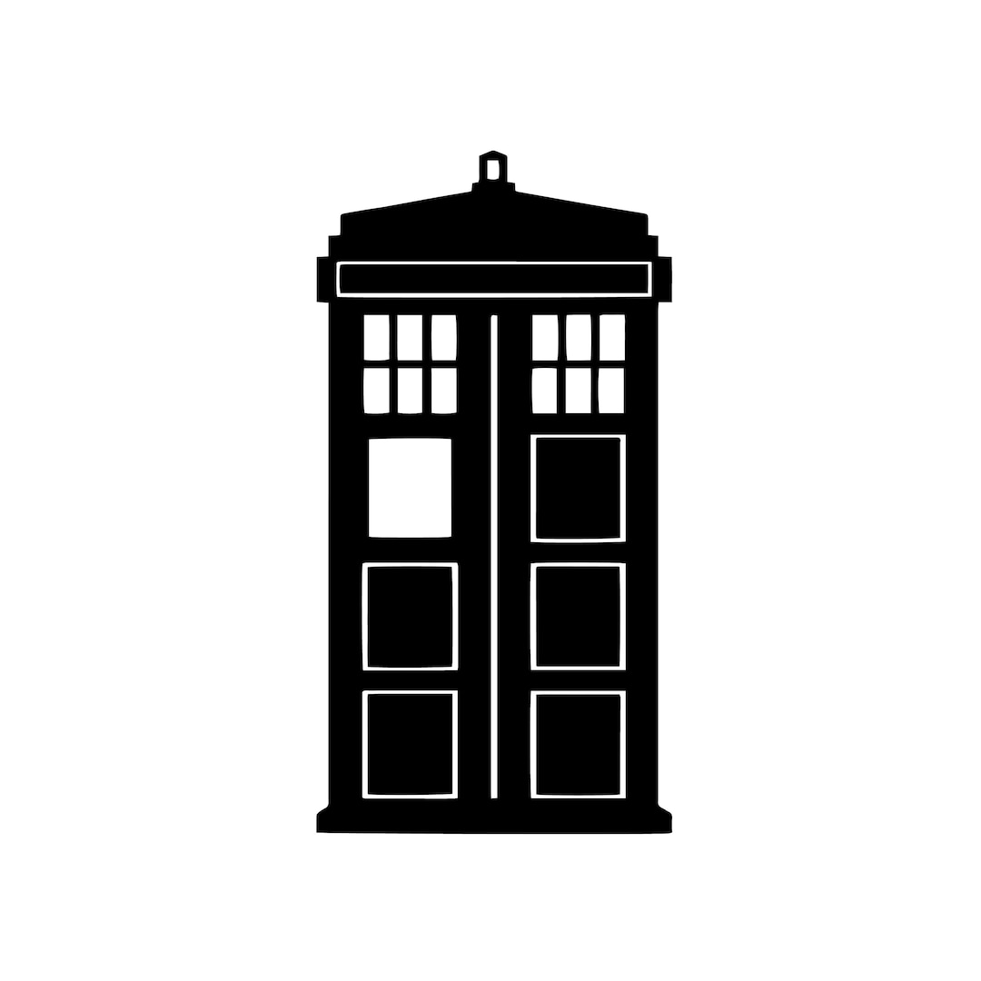Tardis SVG, Cricut Cutter Vector - Etsy